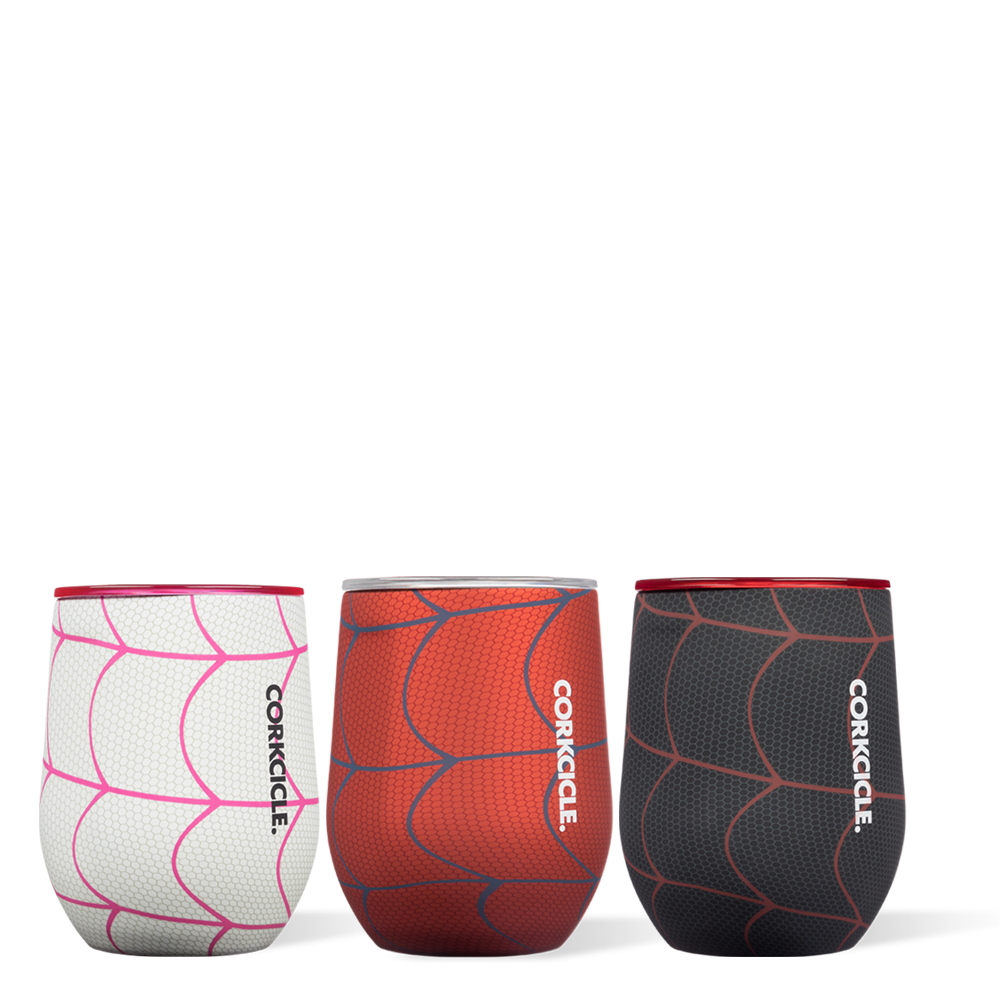 Spider-Man Stemless Set (3) | CORKCICLE.